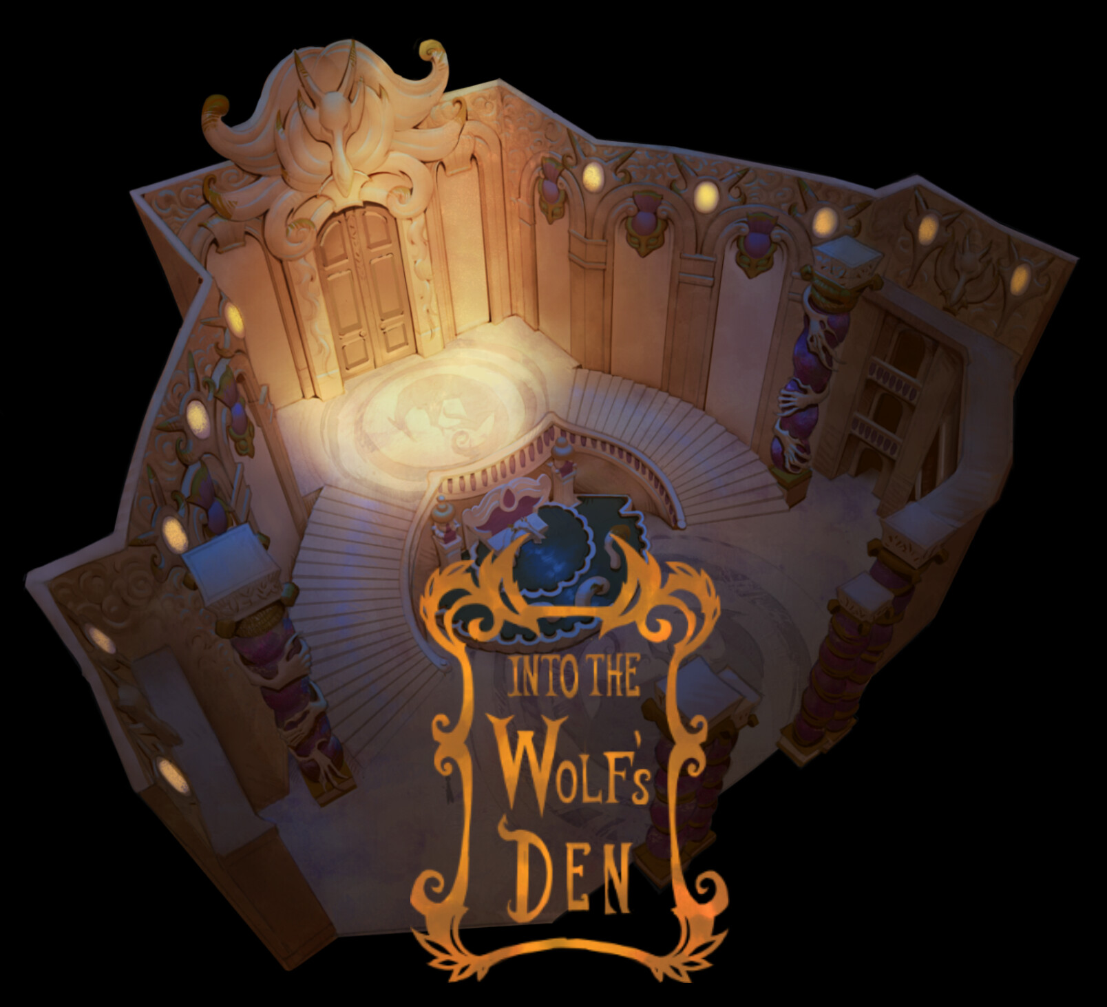 ArtStation - Into the Wolf's Den- Castle Hall