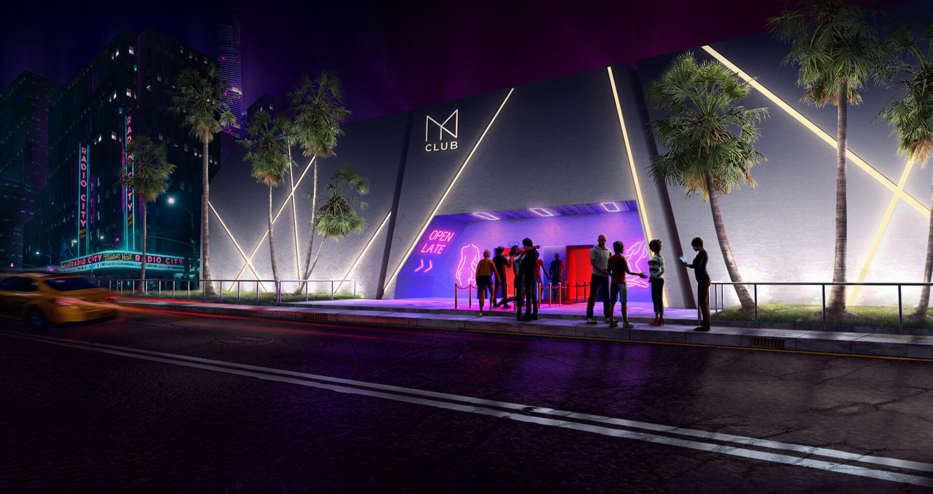 ArtStation - Disco Scene Concept