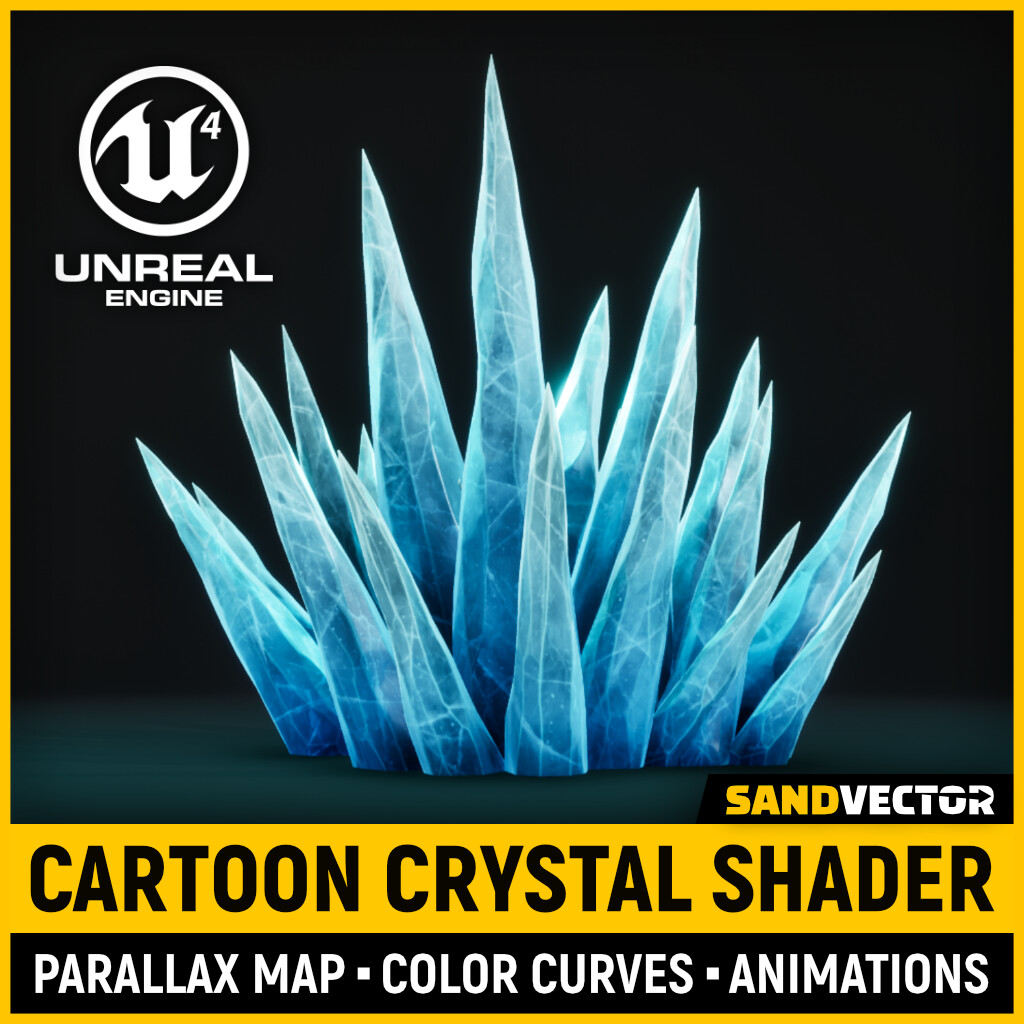ArtStation - Cartoon Crystal Shader
