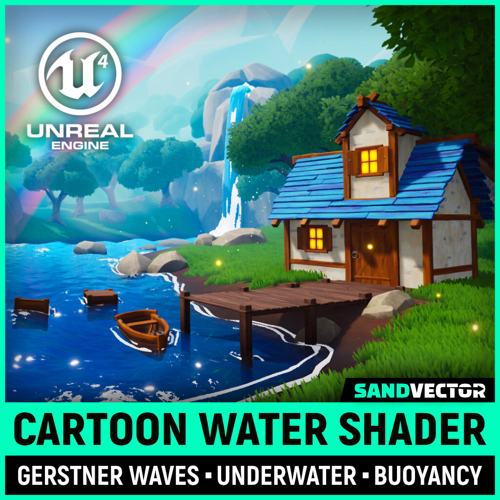 ArtStation - Cartoon Water Shader