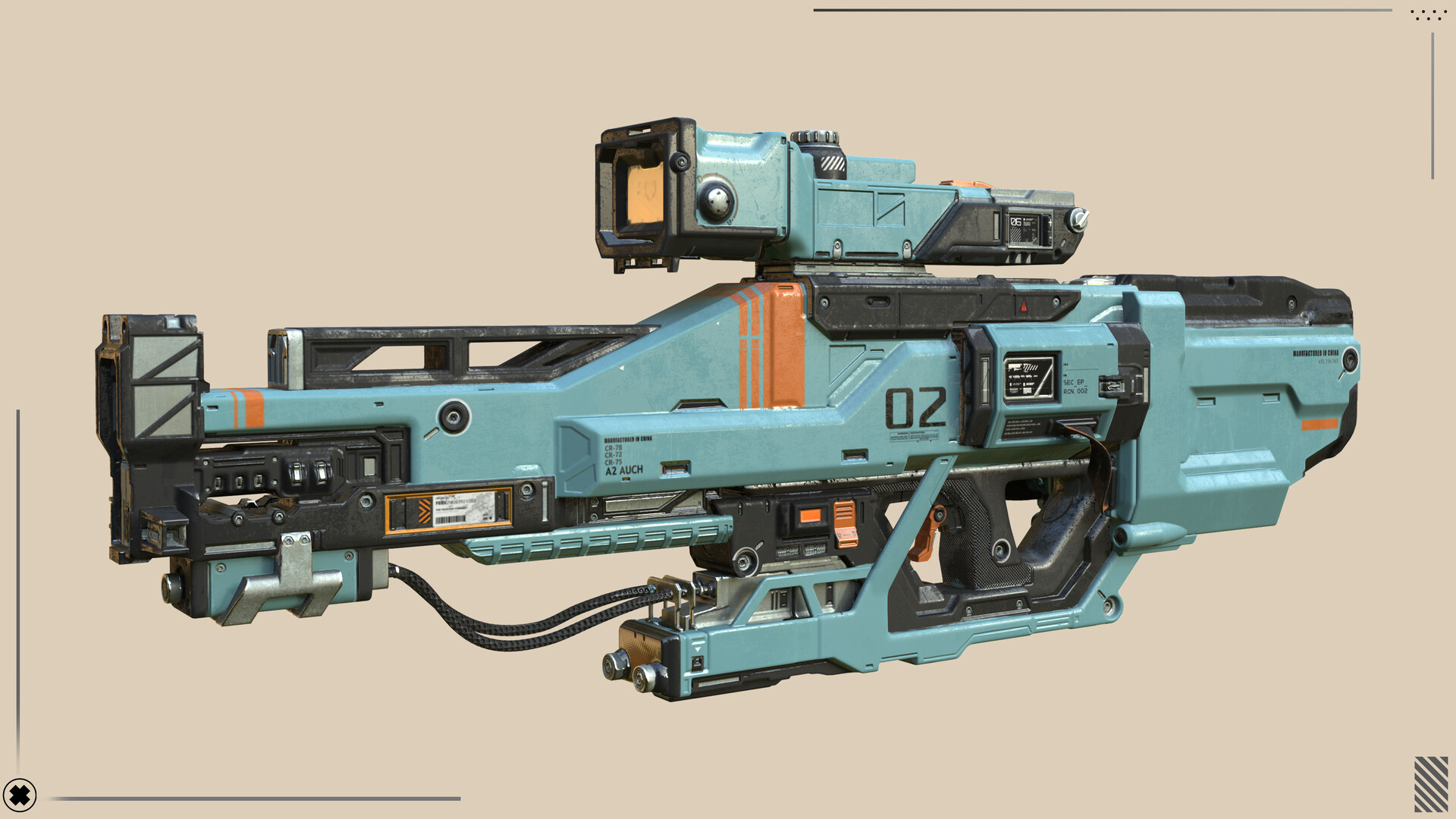 ArtStation - sci gun practise