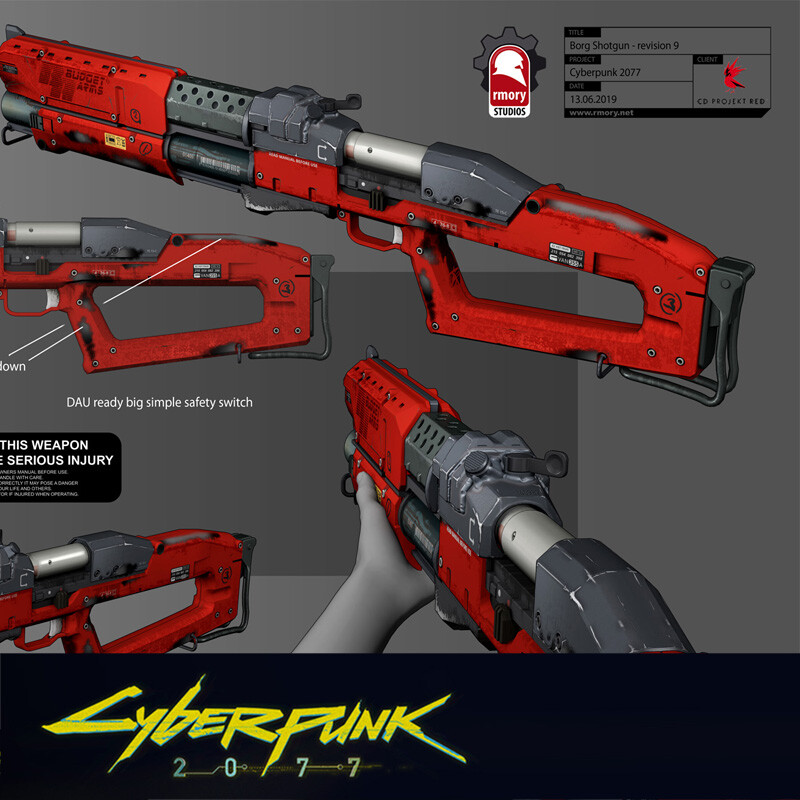 Kris Thaler - Cyberpunk 2077 Borg Shotgun