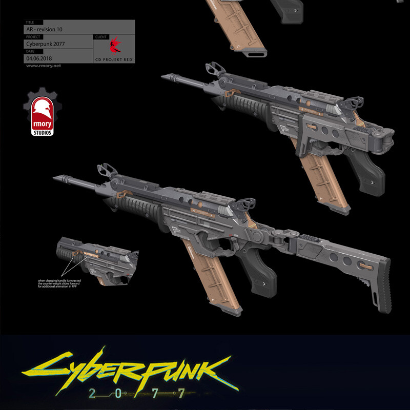 ArtStation - Cyberpunk2077 Assault Rifle