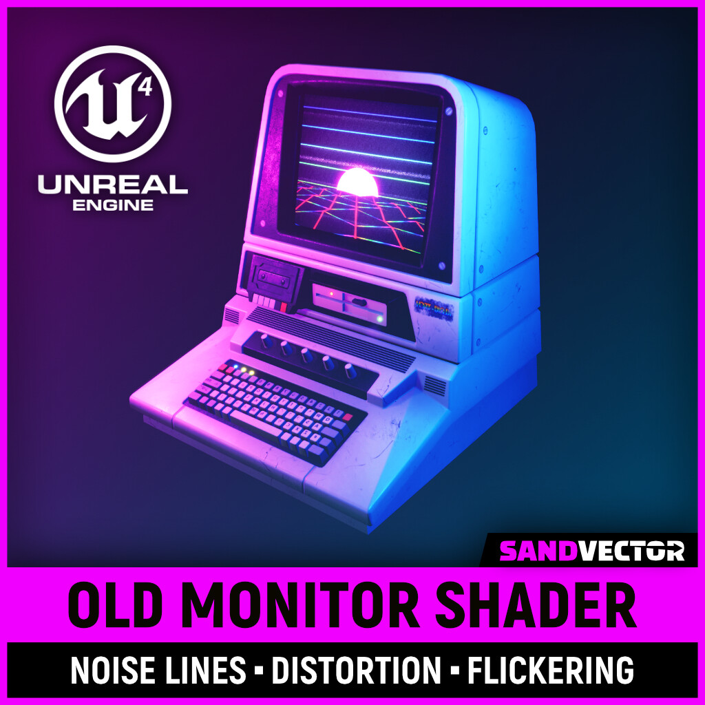 ArtStation - Old Monitor/TV Shader