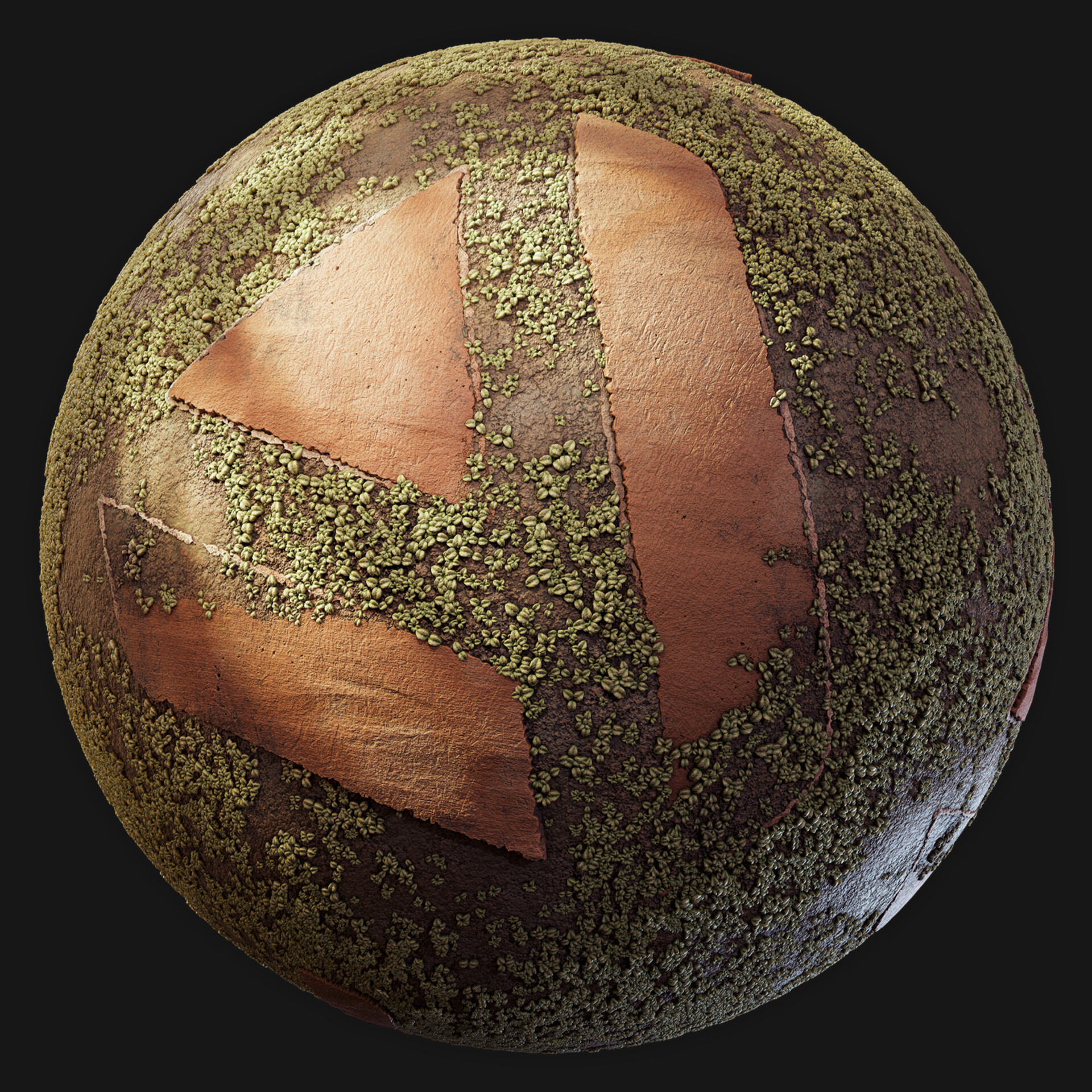 ArtStation - Terracotta Tiles Floor - Substance Designer