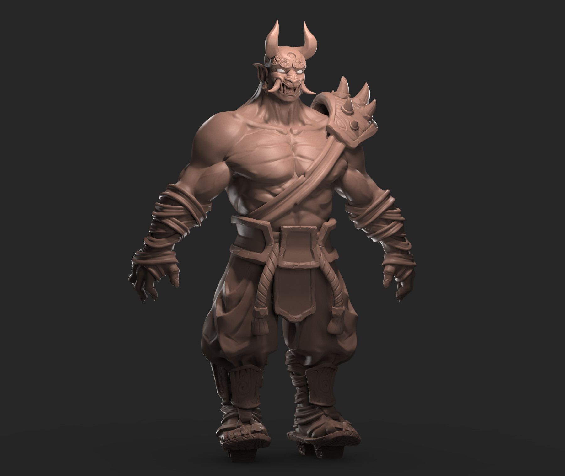 ArtStation - Oni (sculpt)