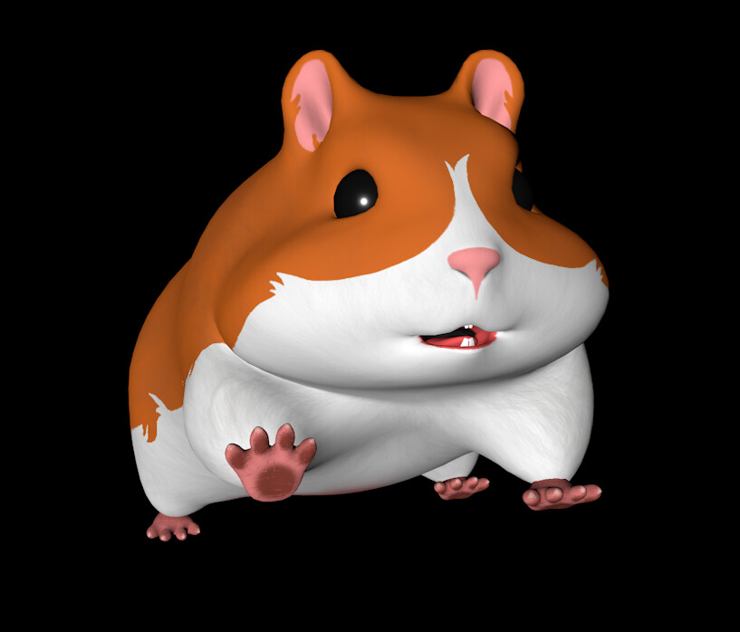 ArtStation - Hamster rigged