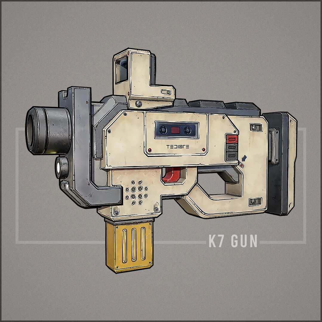 ArtStation - Tediore K7 Gun