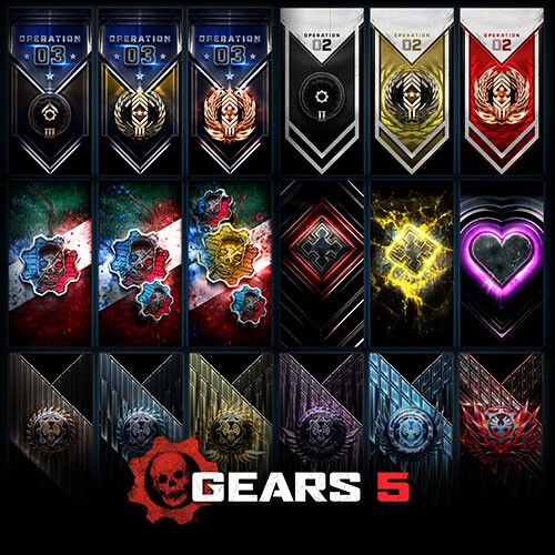 ArtStation - Gears 5 Banners - Part 3