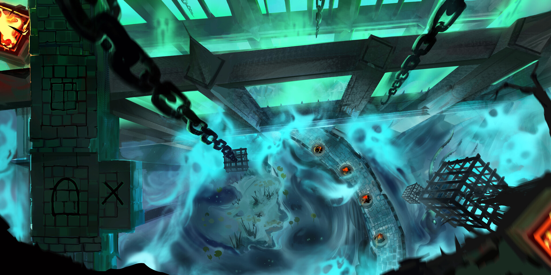 ArtStation - Illustration for playmat