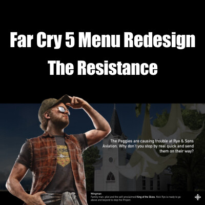 ArtStation - Far Cry 5 Loading Screen Redesign - The Resistance & Guns ...