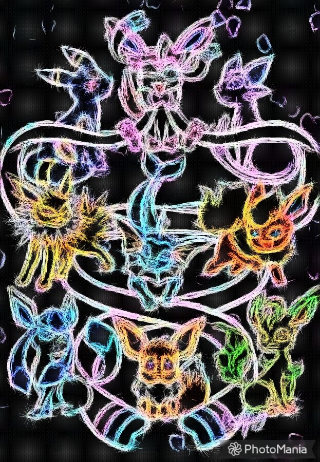 ArtStation - Eevee evolutions - Pokemon, 10 images