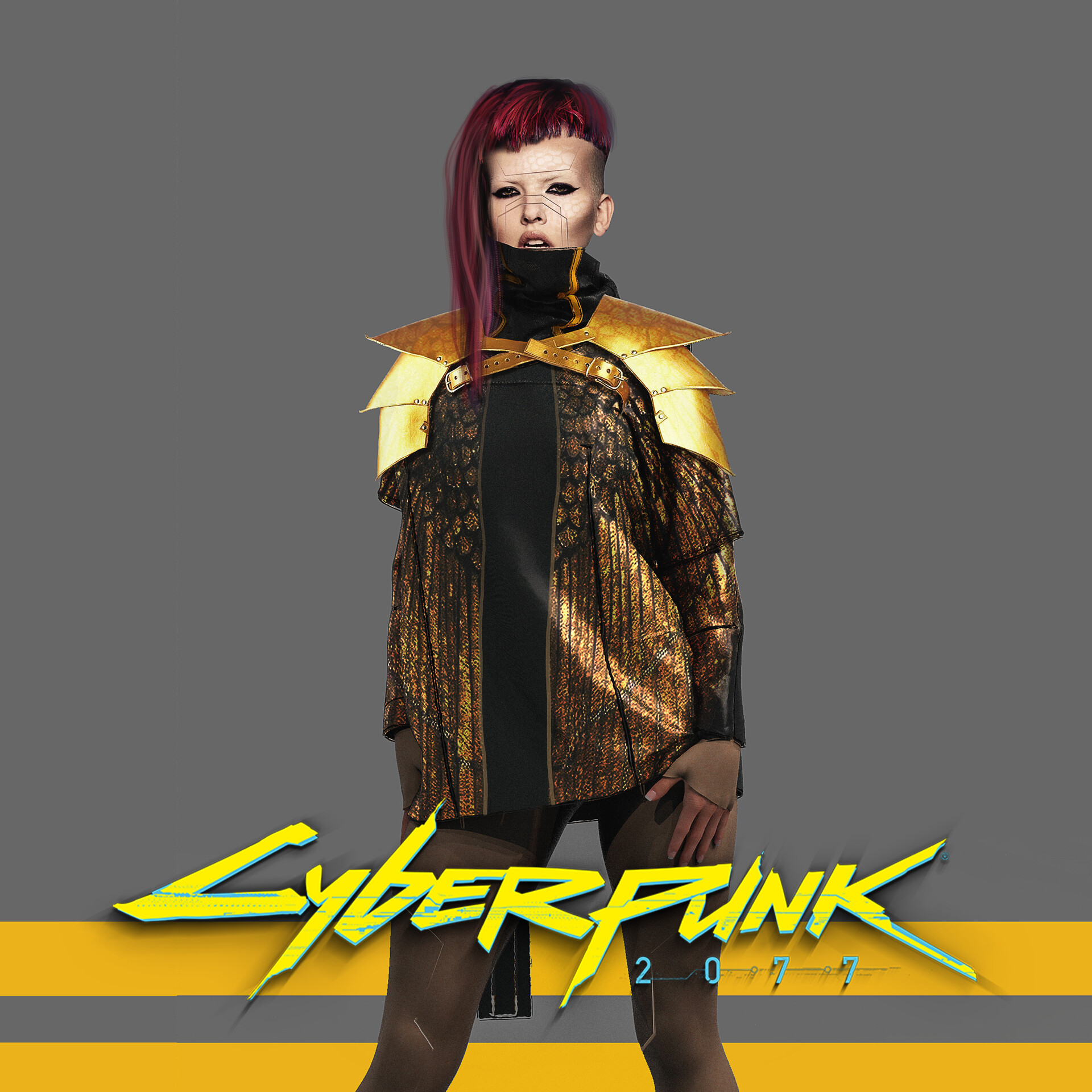 ArtStation - Cyberpunk 2077 fan art ( Cult Squad Character Concept )