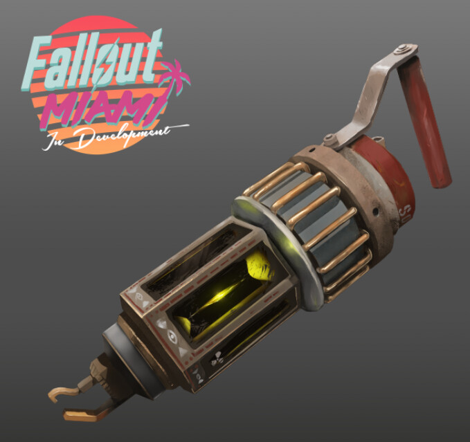 ArtStation - Fallout Miami - Nuclear Patriots - Artifact Item