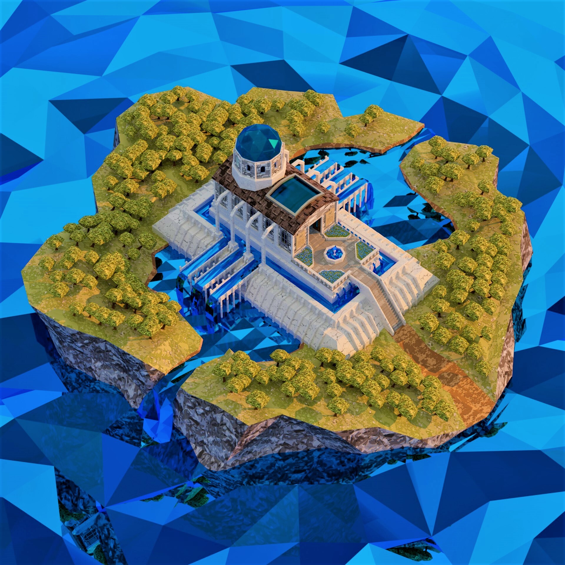 ArtStation - Water Temple Island