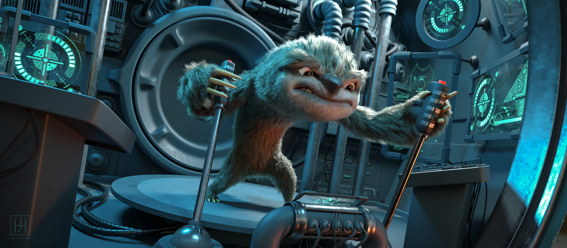 ArtStation - Evil Sloth