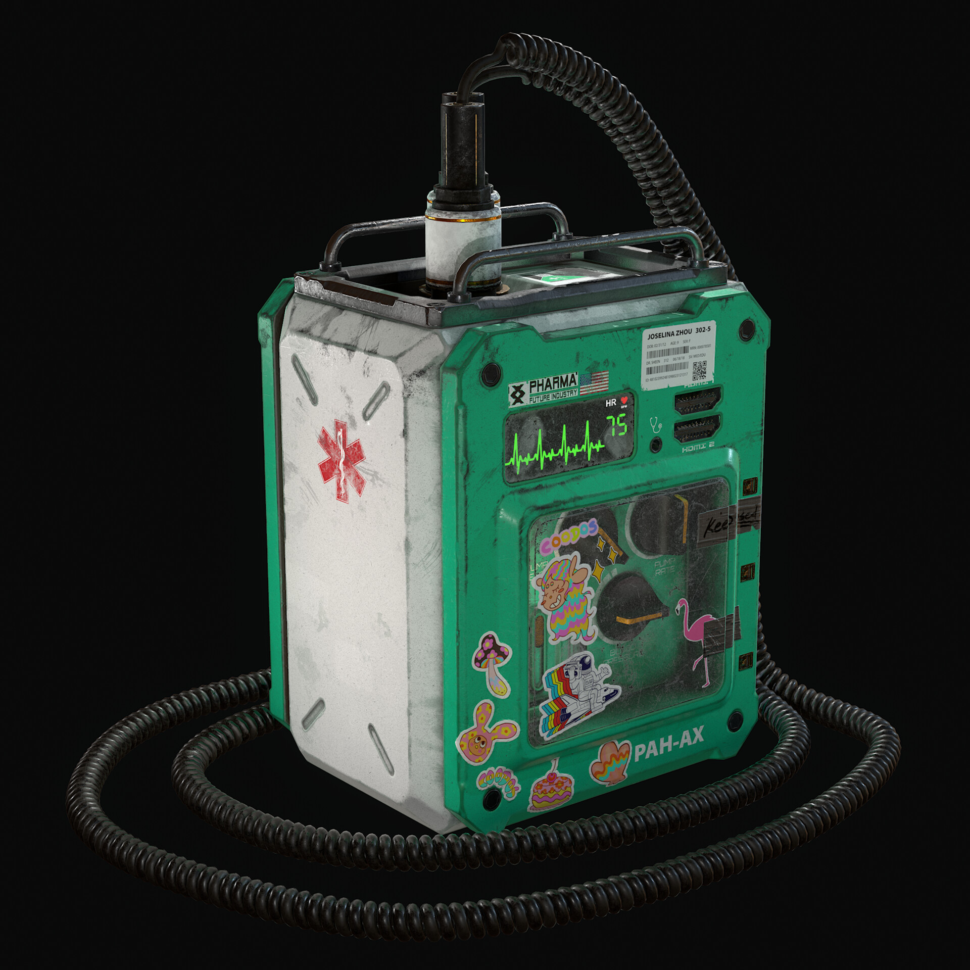 ArtStation - PAH(Portable Artificial Heart)-AX