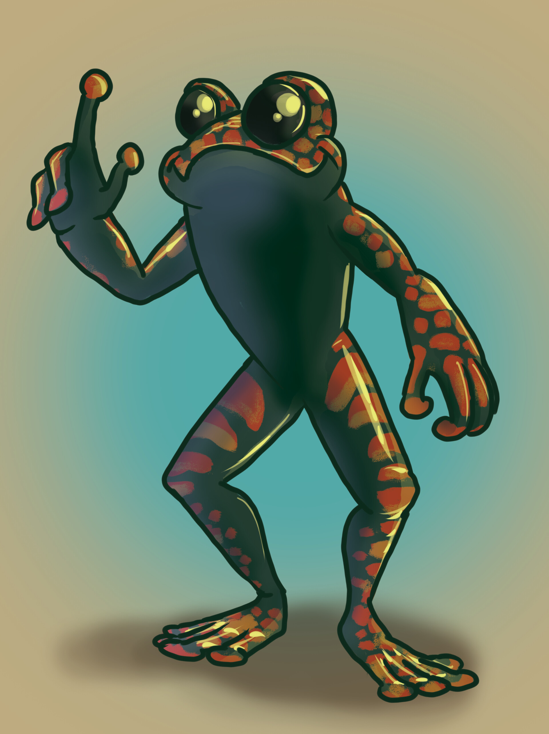 ArtStation - Stream Frog Character Design