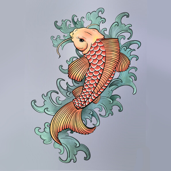 ArtStation - Koi Fish