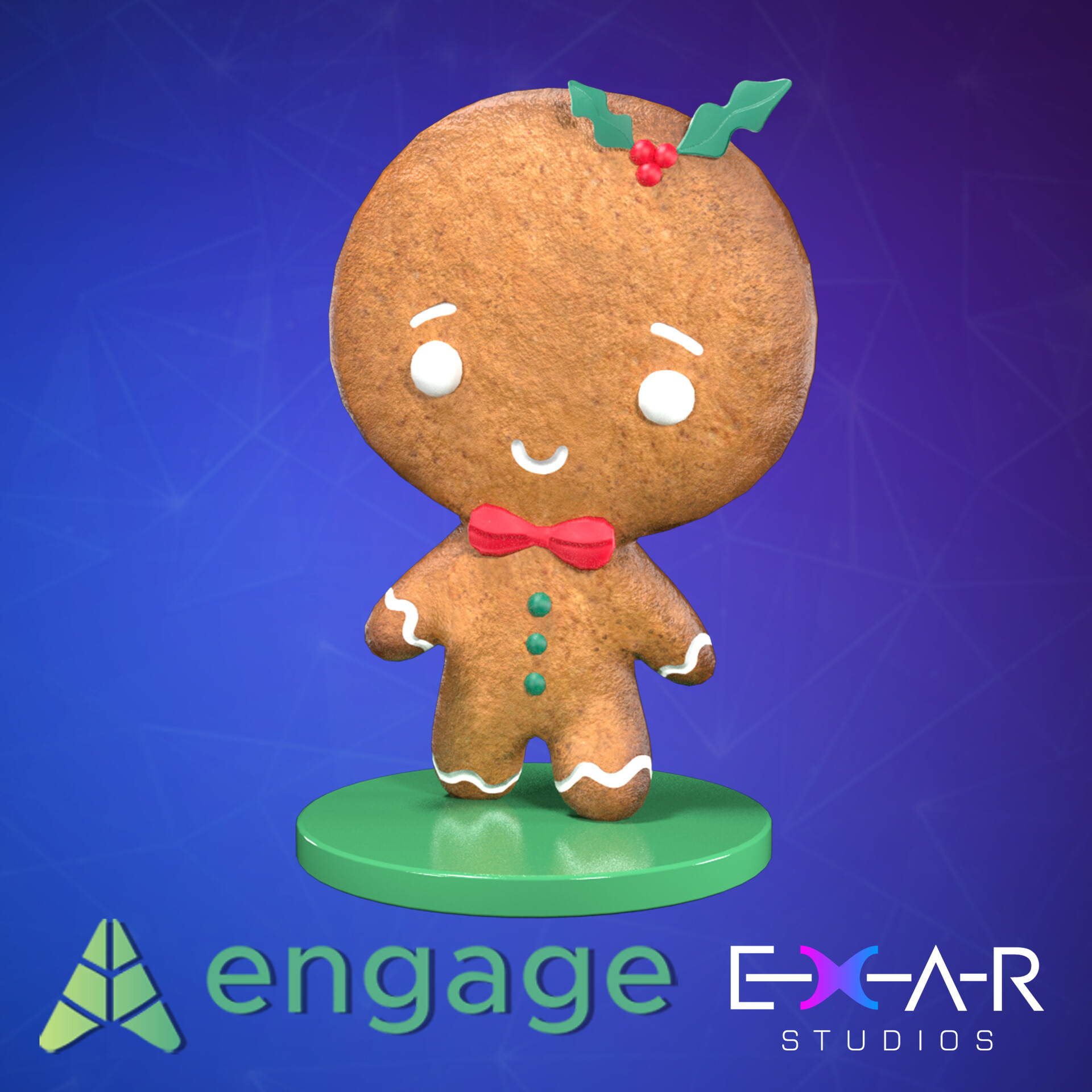 ArtStation - EXAR Studios Gingerbread Man Animations