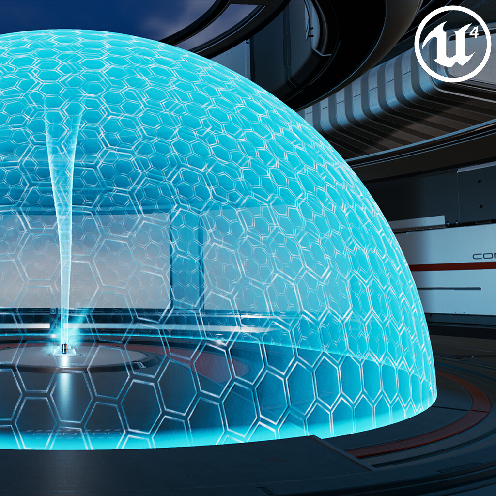 ArtStation - Halo Bubble Shield VFX