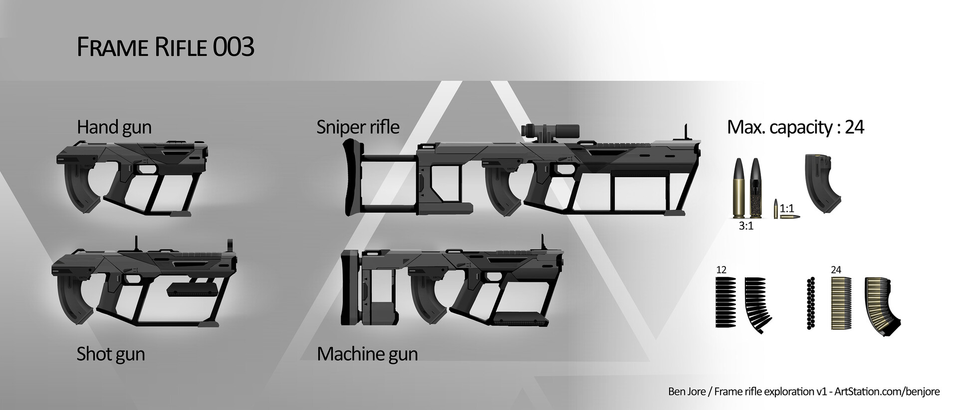 ArtStation - Frame rifle exploration