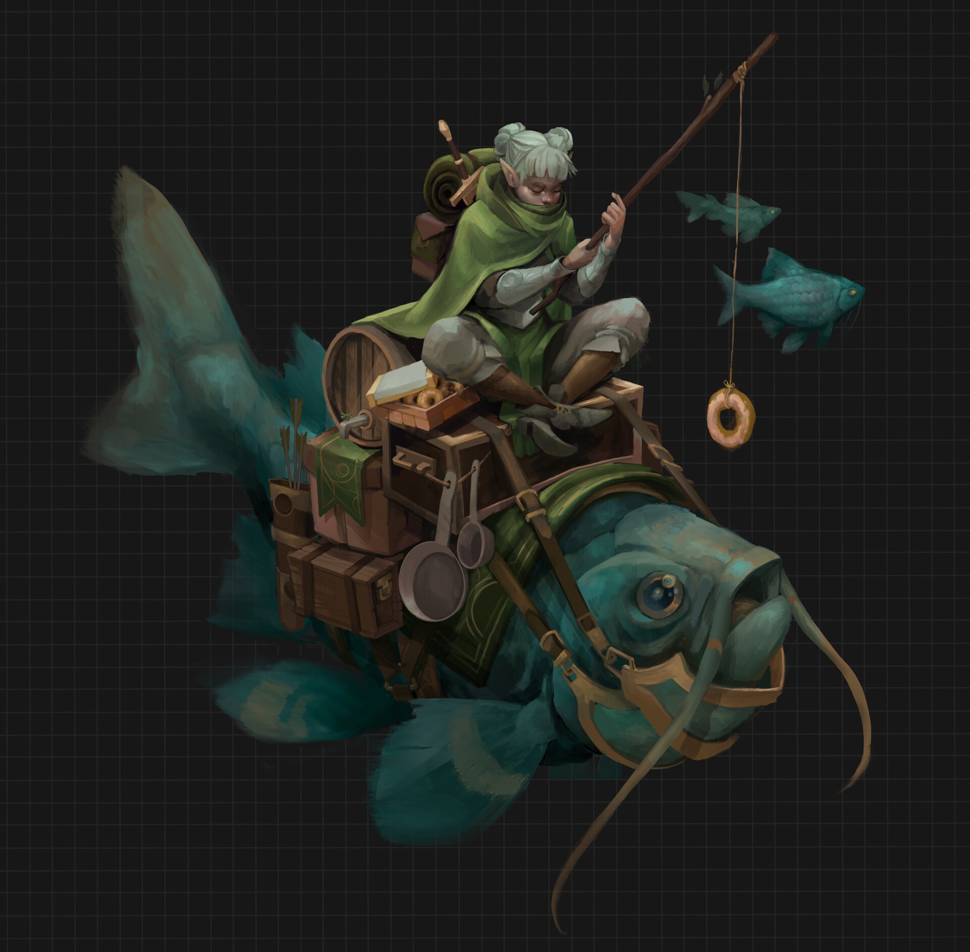 ArtStation - Donut Fish
