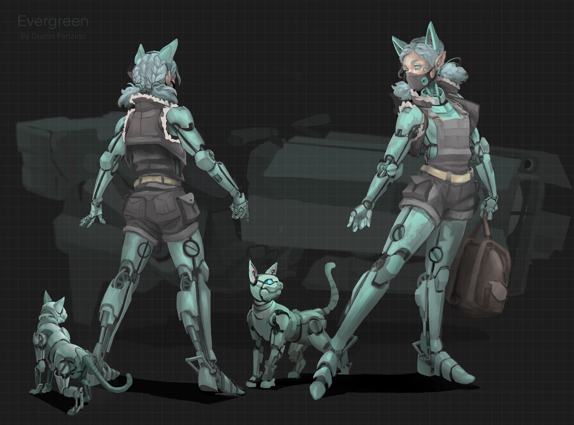 ArtStation - Luna Character Sheet (Evergreen Series)