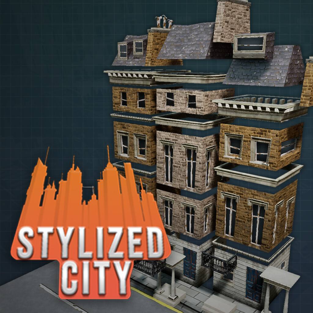 ArtStation - City Builder - Stylized City