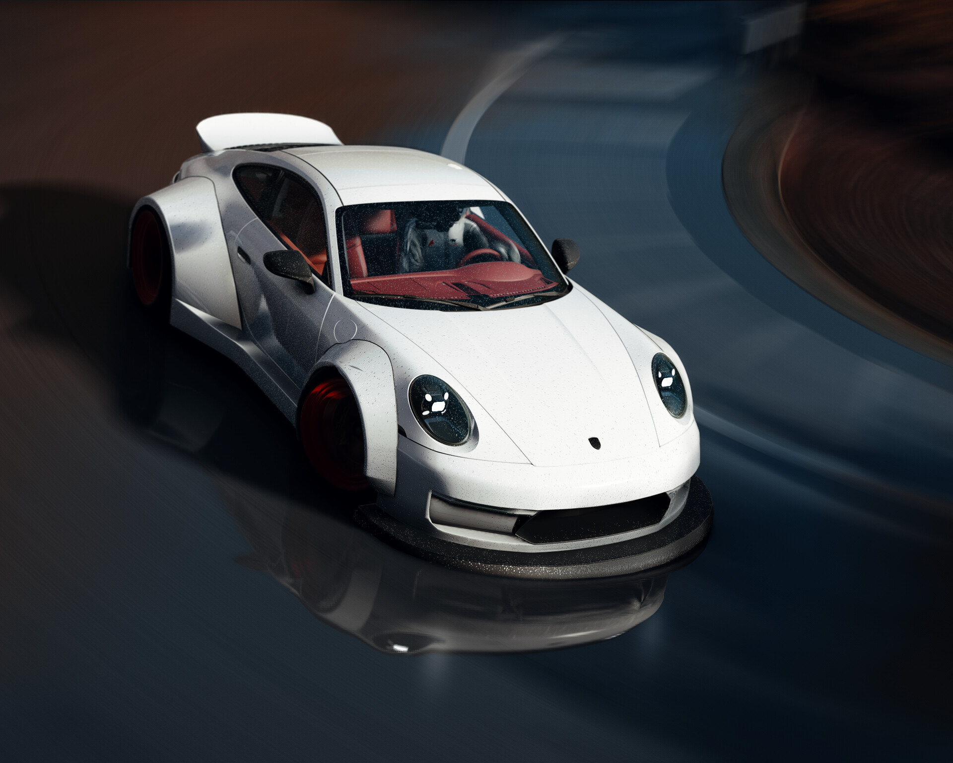 ArtStation - Porsche 992 Carrera S Custom Wide Bodykit Design