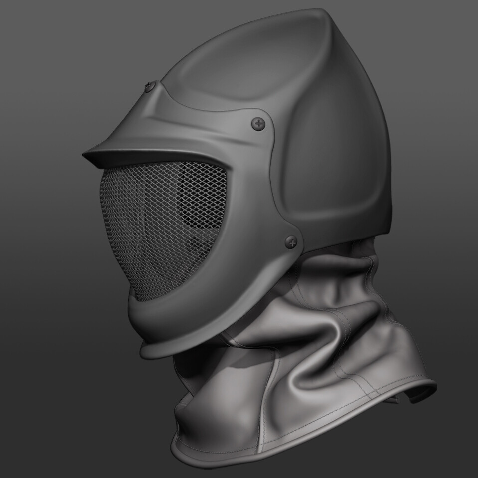 ArtStation - HEMA Bascinet - Destroyer Mods 2017