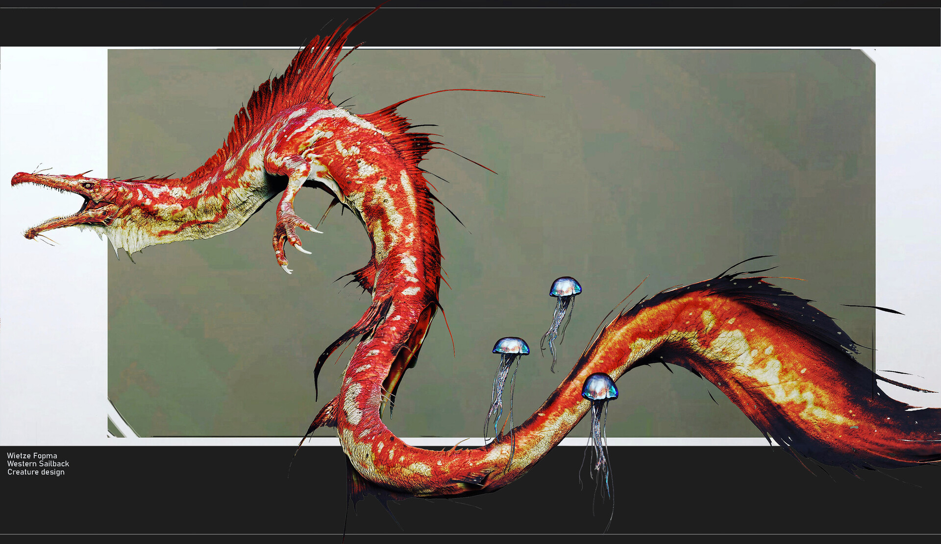 ArtStation - Sea serpent