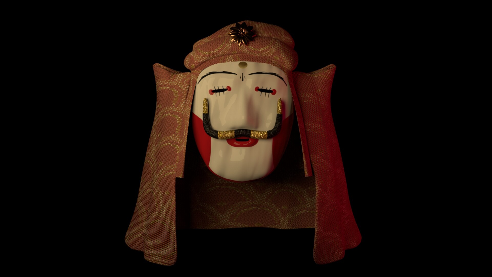 ArtStation - In a Perfect World Mask Lipsync Video