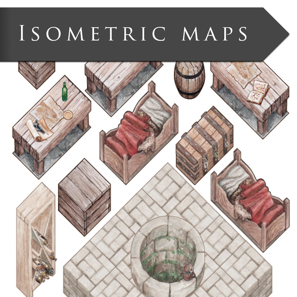 ArtStation - Isometric battlefields