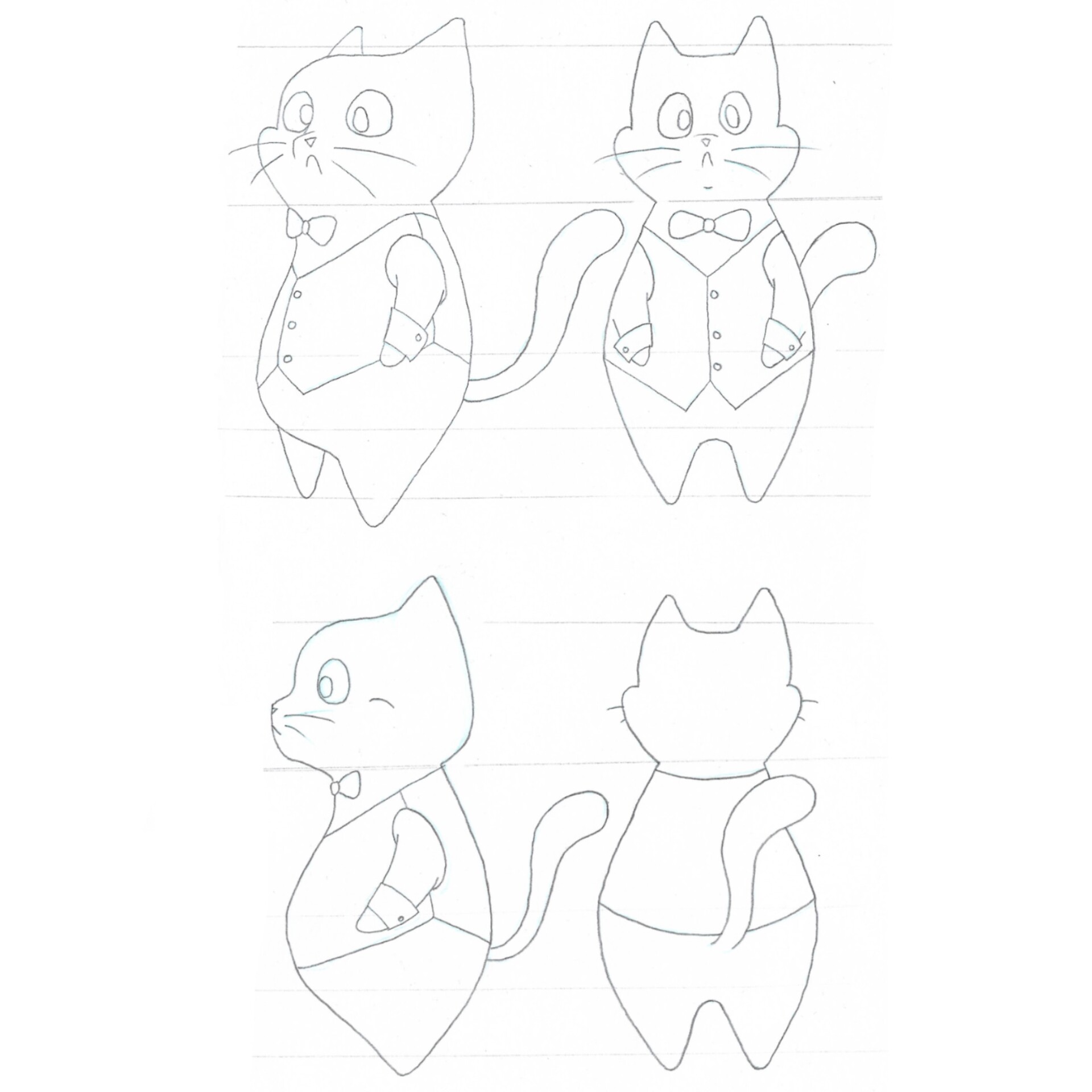 ArtStation - Cat Butler Character Design