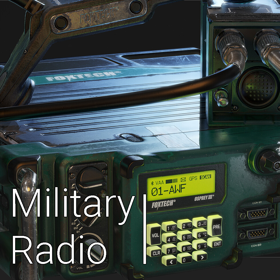 ArtStation - Military Radio