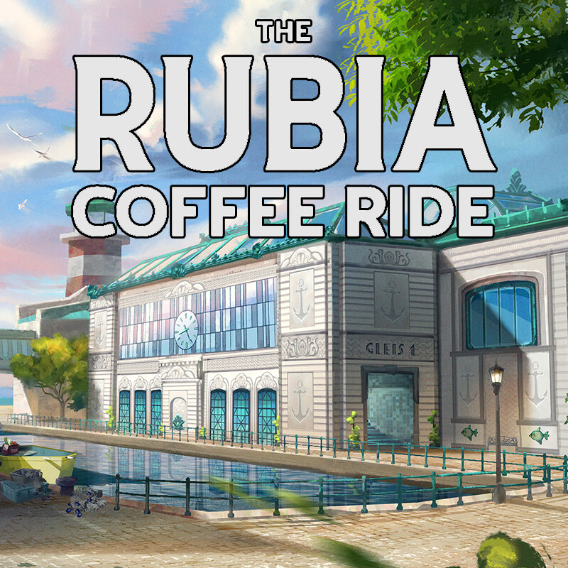 ArtStation - The Rubia Coffee Ride - Train Station & Vegetation