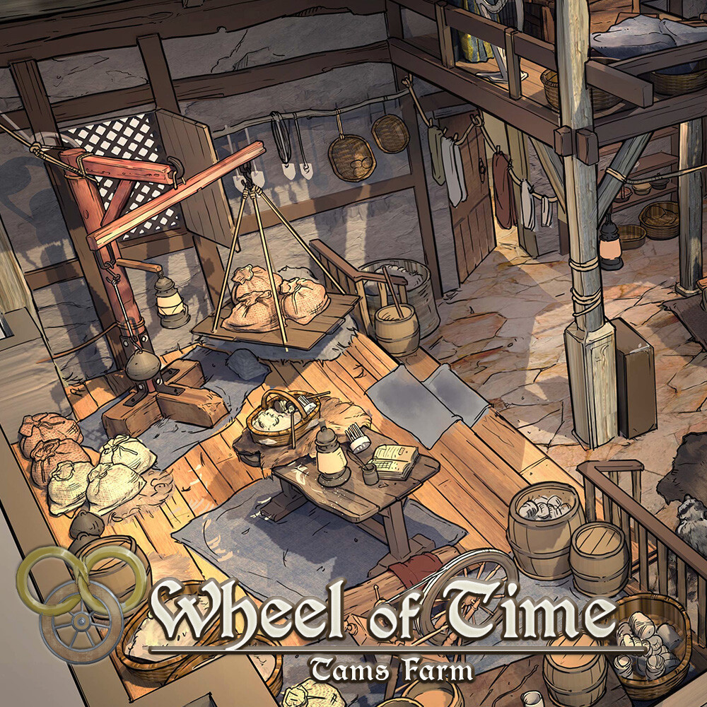 ArtStation - Wheel of time - Tams Farm