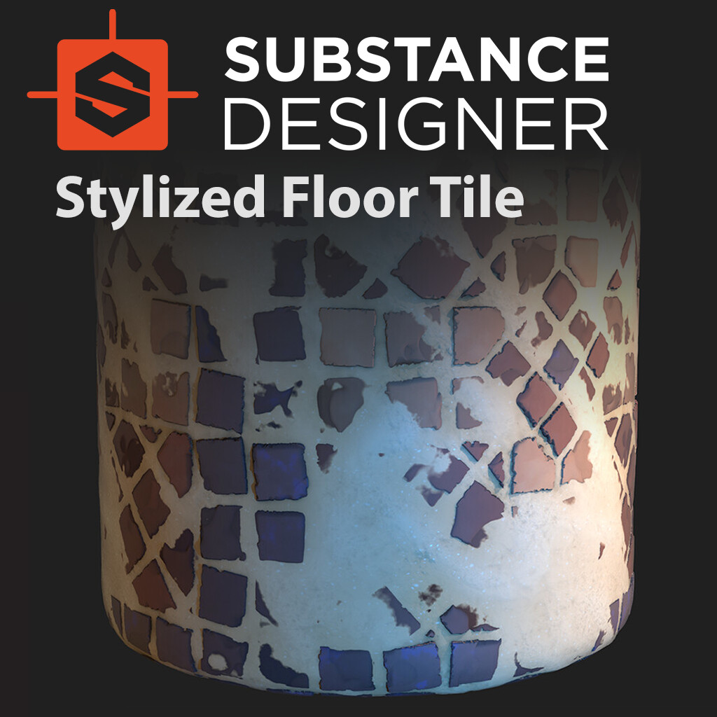 ArtStation - Stylized Stone Tile Floor Texturing