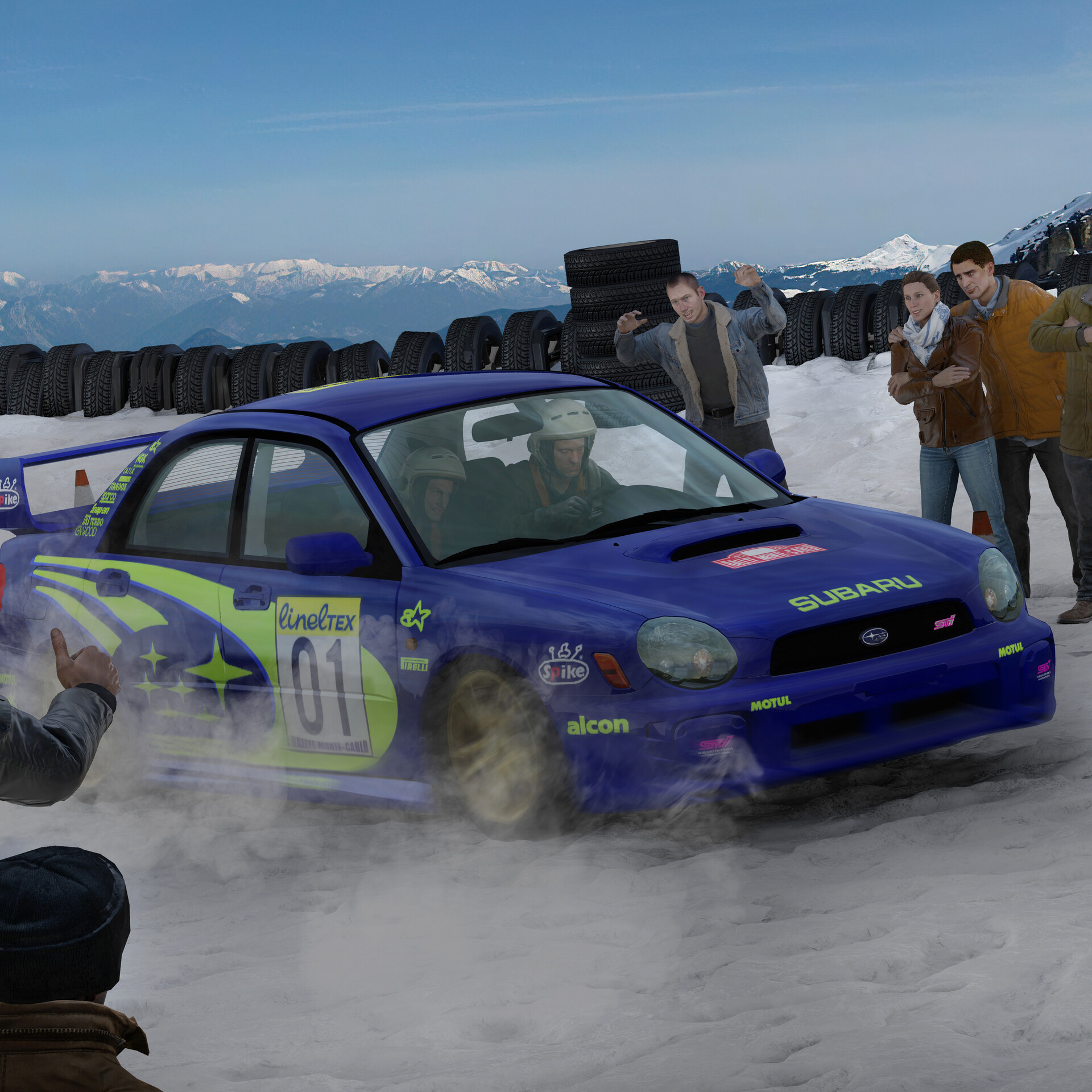 ArtStation - Subaru Impreza WRX STI 2001 Rally Spec