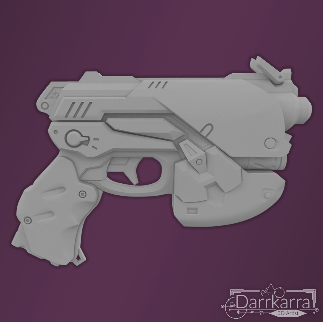 ArtStation - Dva Gun - Overwatch Fan Art