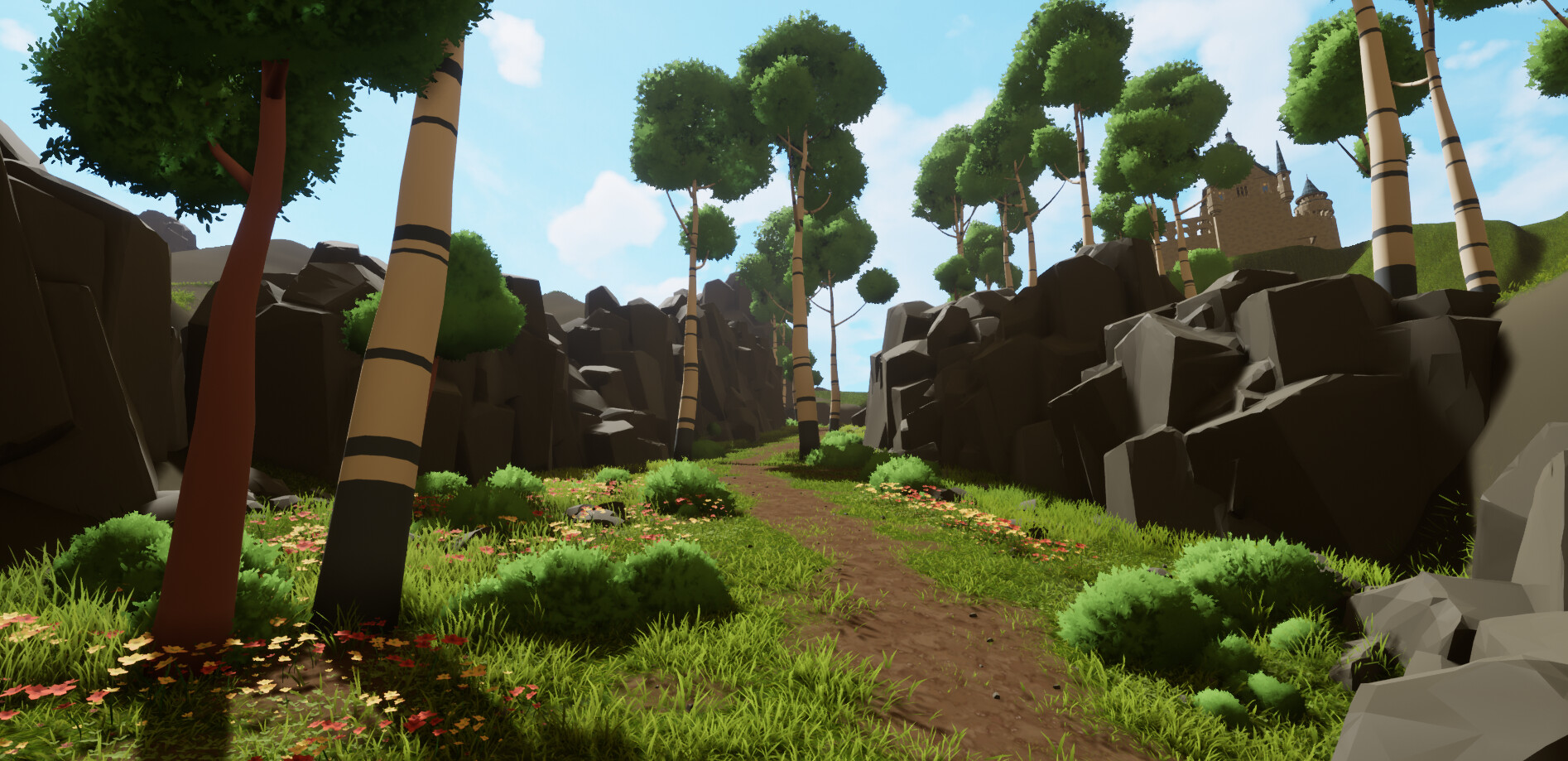 ArtStation - Forest stylized made in ue4