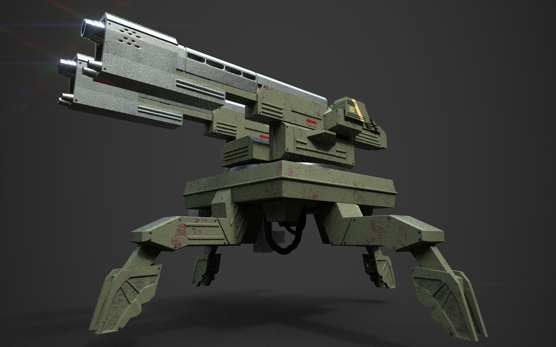 ArtStation - Military Turret