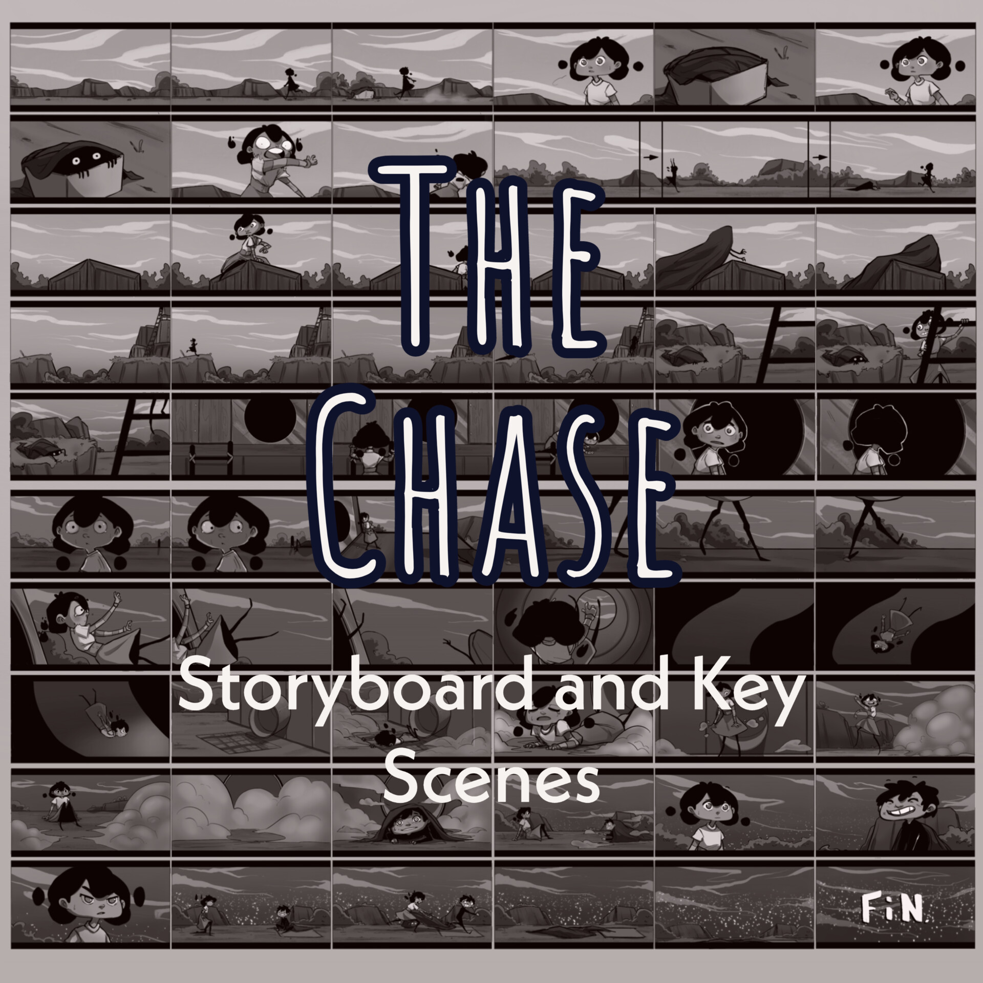 ArtStation - The Chase : Storyboard & Key Scenes