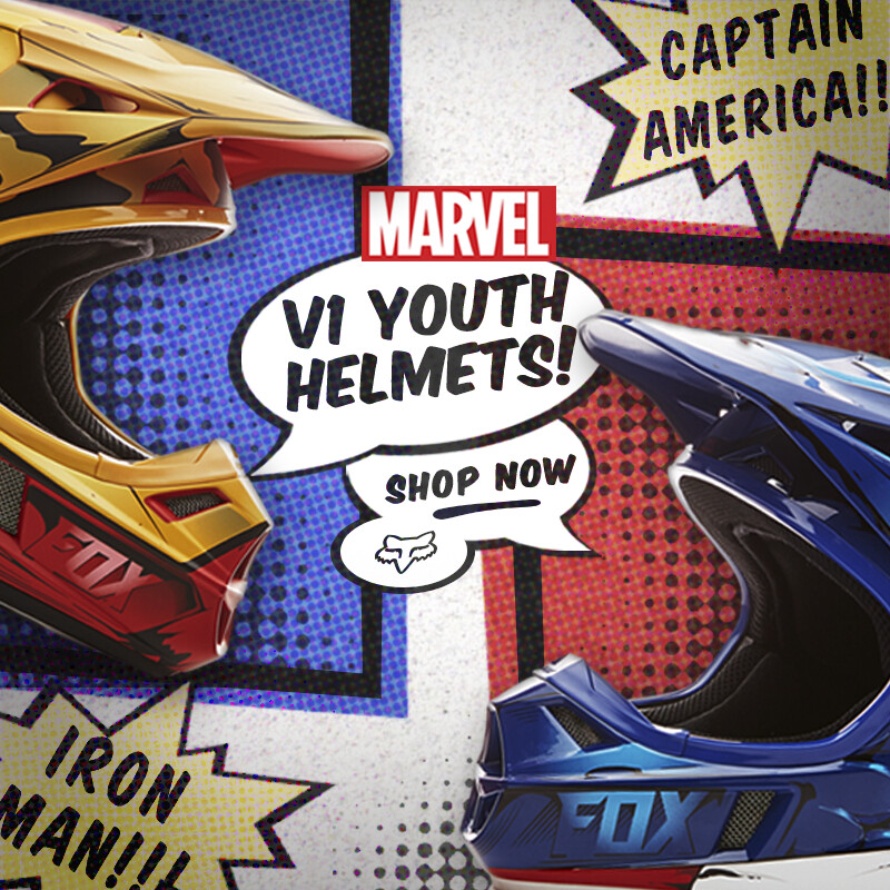 ArtStation - Fox Racing x Marvel - Special Edition Helmet Marketing