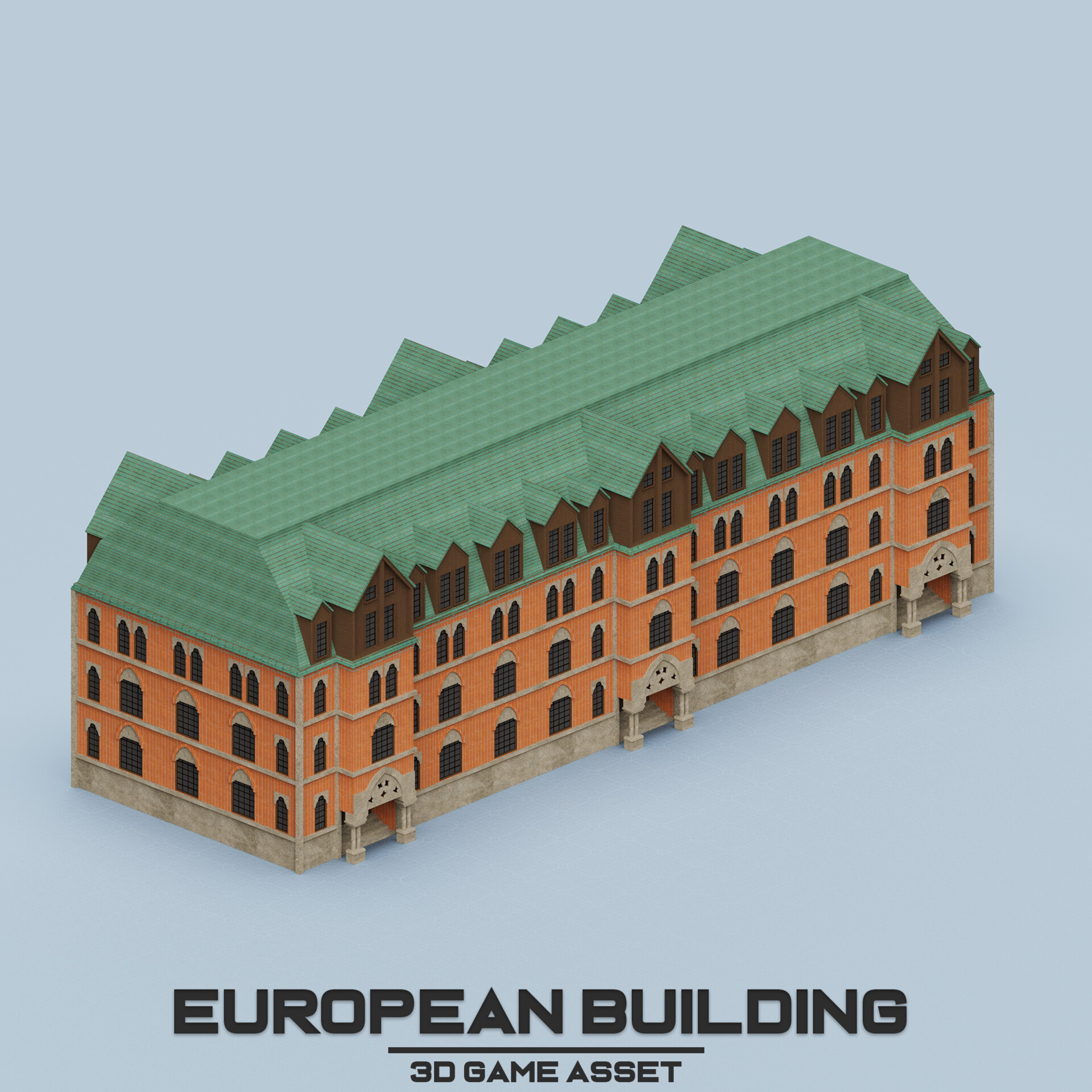 ArtStation - European Building / Pbr Texture