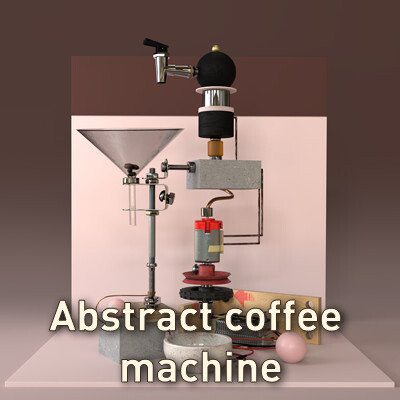 ArtStation - Abstract coffee machine
