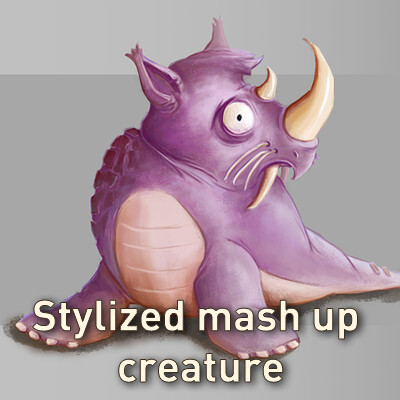 ArtStation - Stylized mash up creature