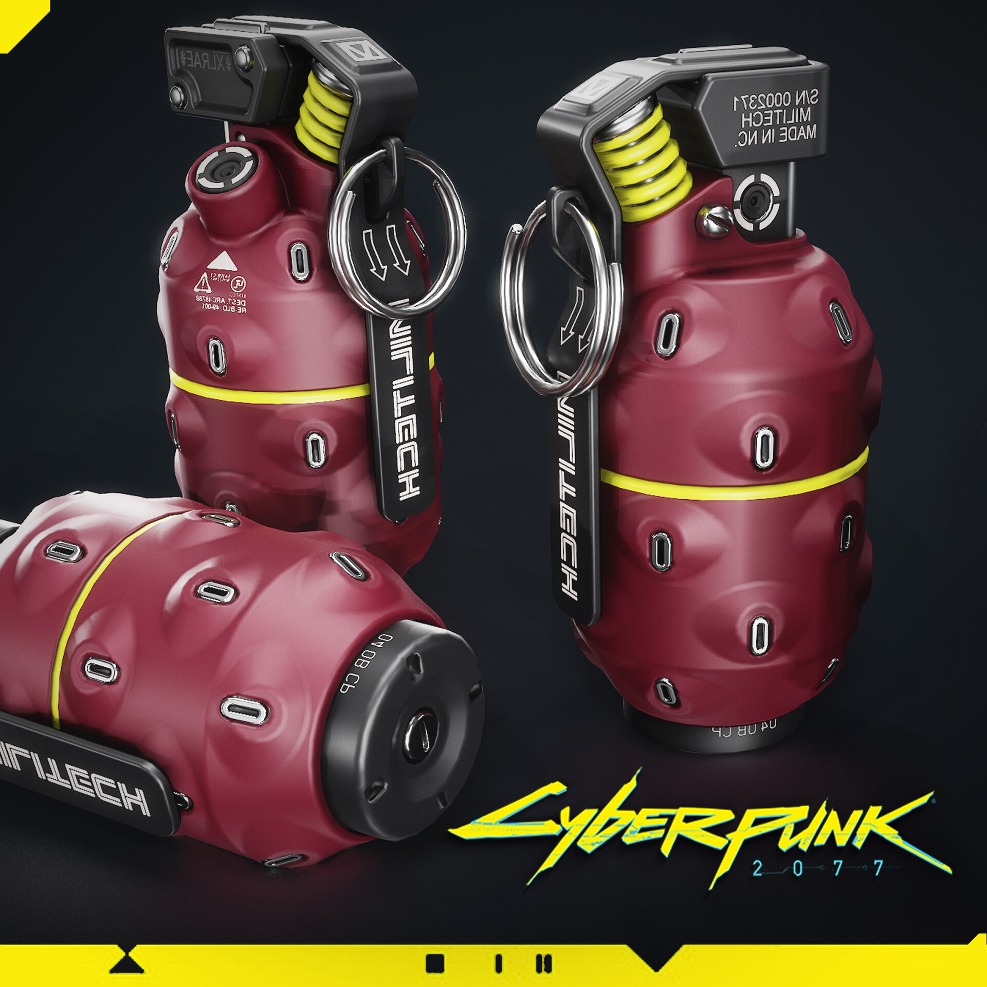 ArtStation - Cyberpunk - Grenades #2