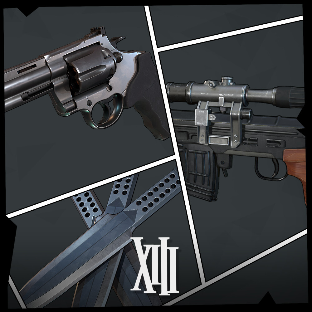 ArtStation - XIII - Weapons